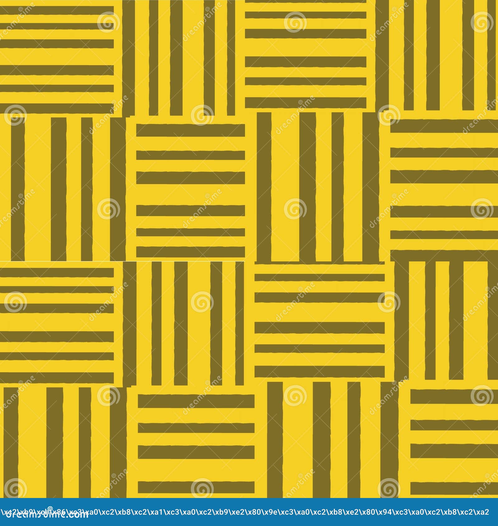 Drawn with a Yellow Grid Digital Tool. Stock Illustration ...