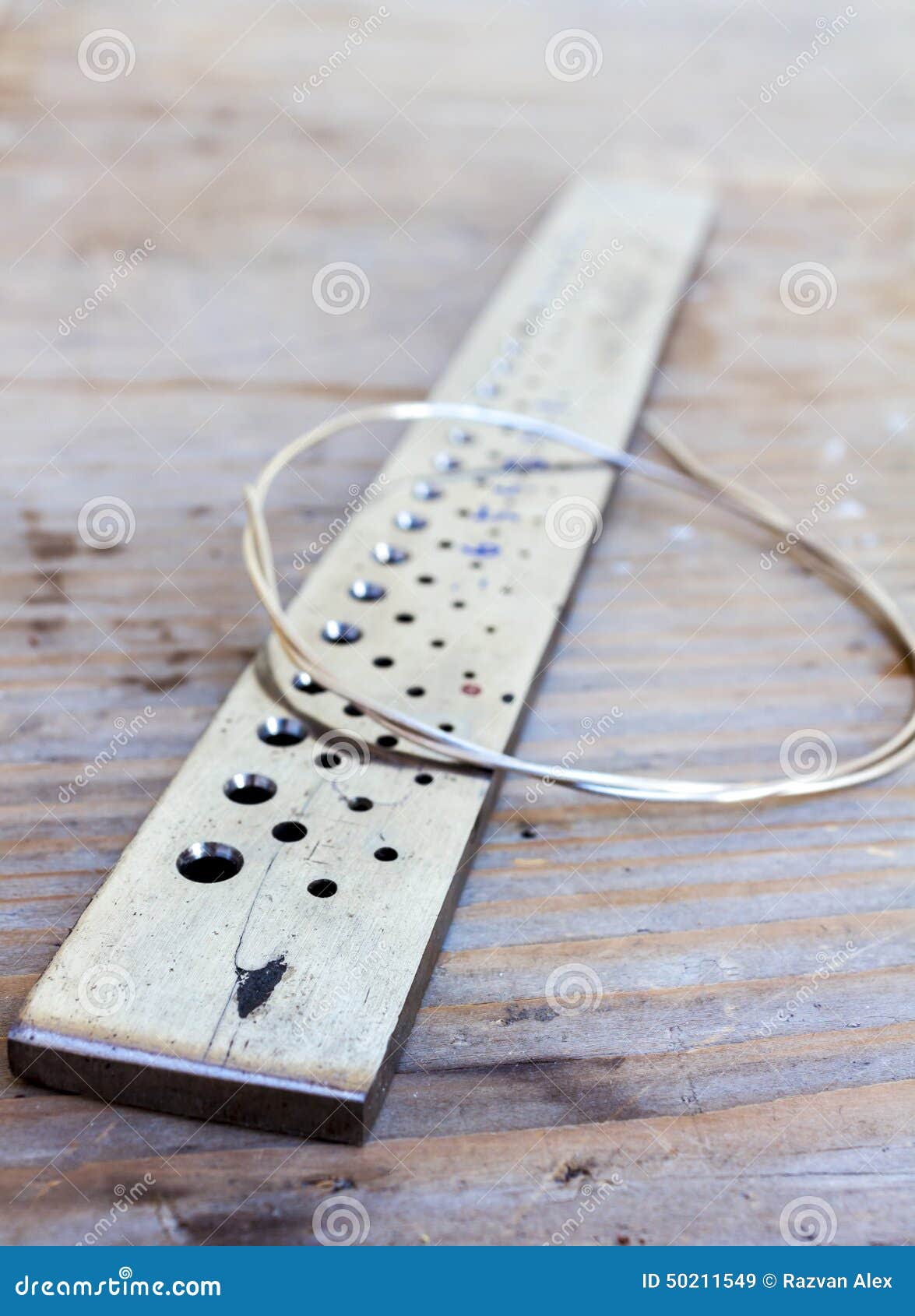 Drawplate stock image. Image of silversmith, drawplates - 50211549