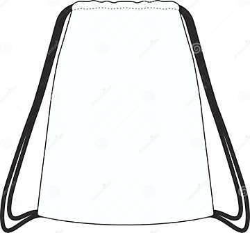 Drawstring Bag Mock Ups Sublimated Vectors Stock Vector - Illustration ...