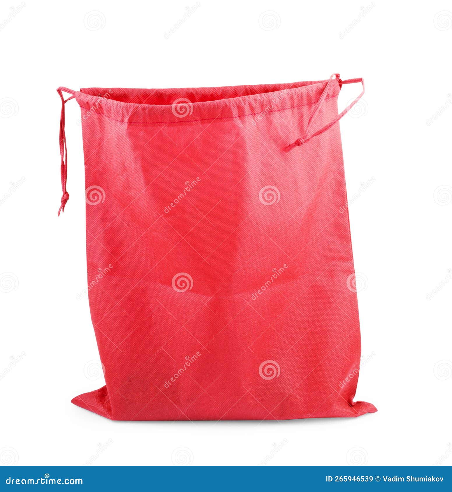 Drawstring Pack Isolated on White Background Stock Image - Image of ...