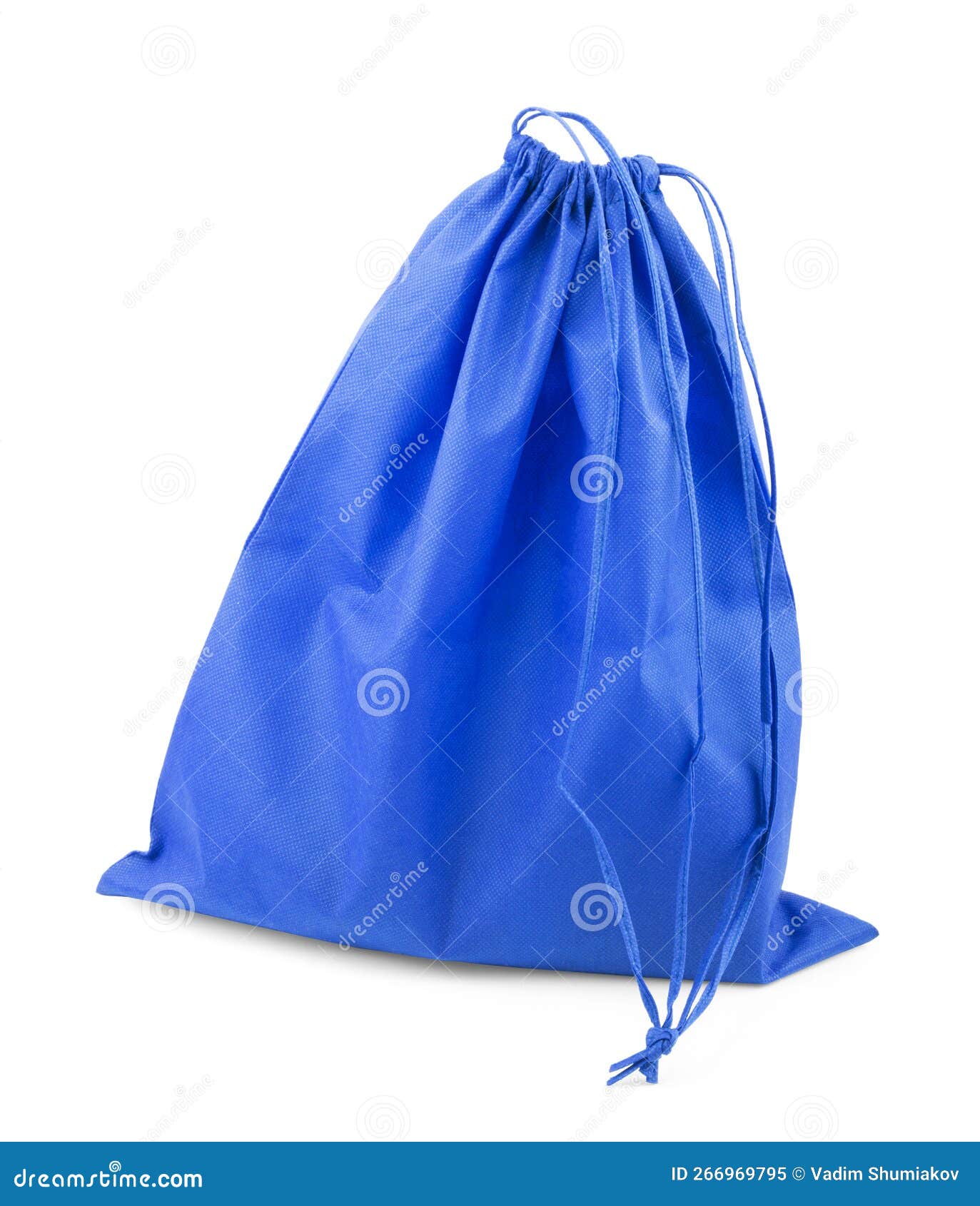 Drawstring Pack Isolated on White Background Stock Image - Image of ...