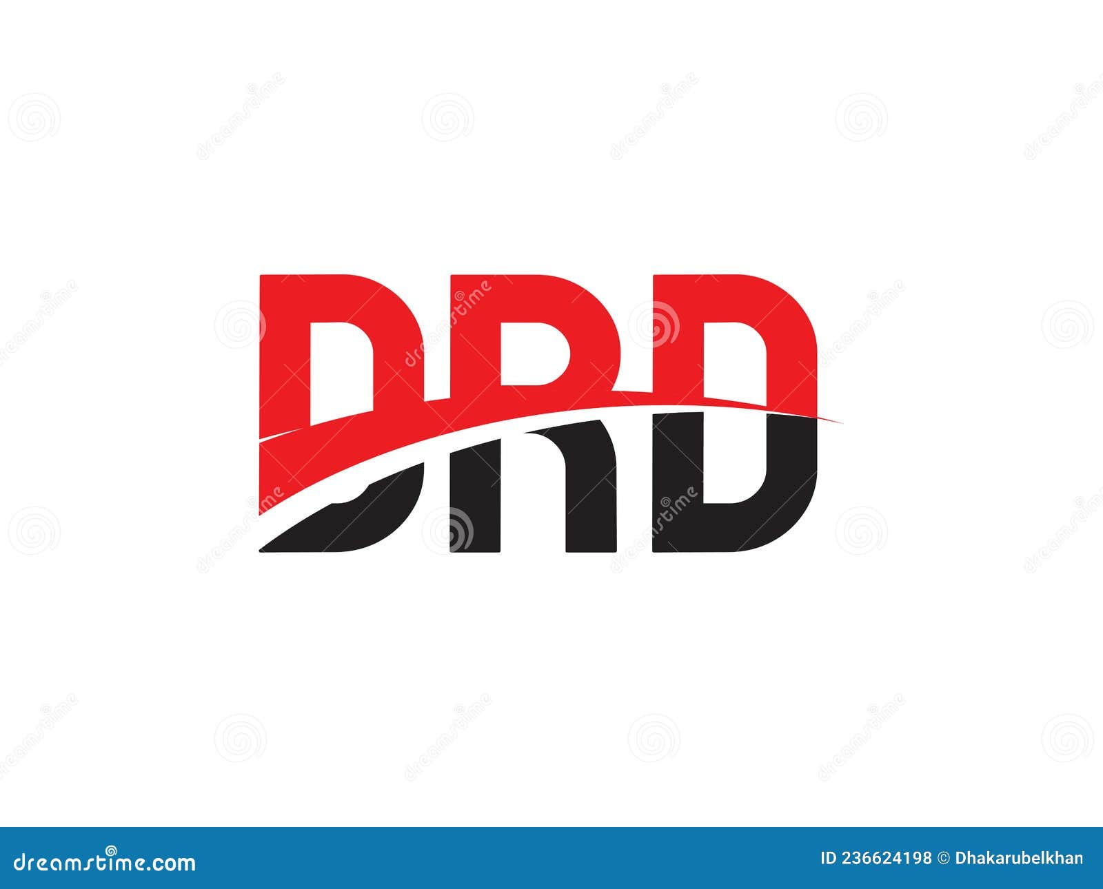 DRD Letter Initial Logo Design Vector Illustration Stock Vector ...