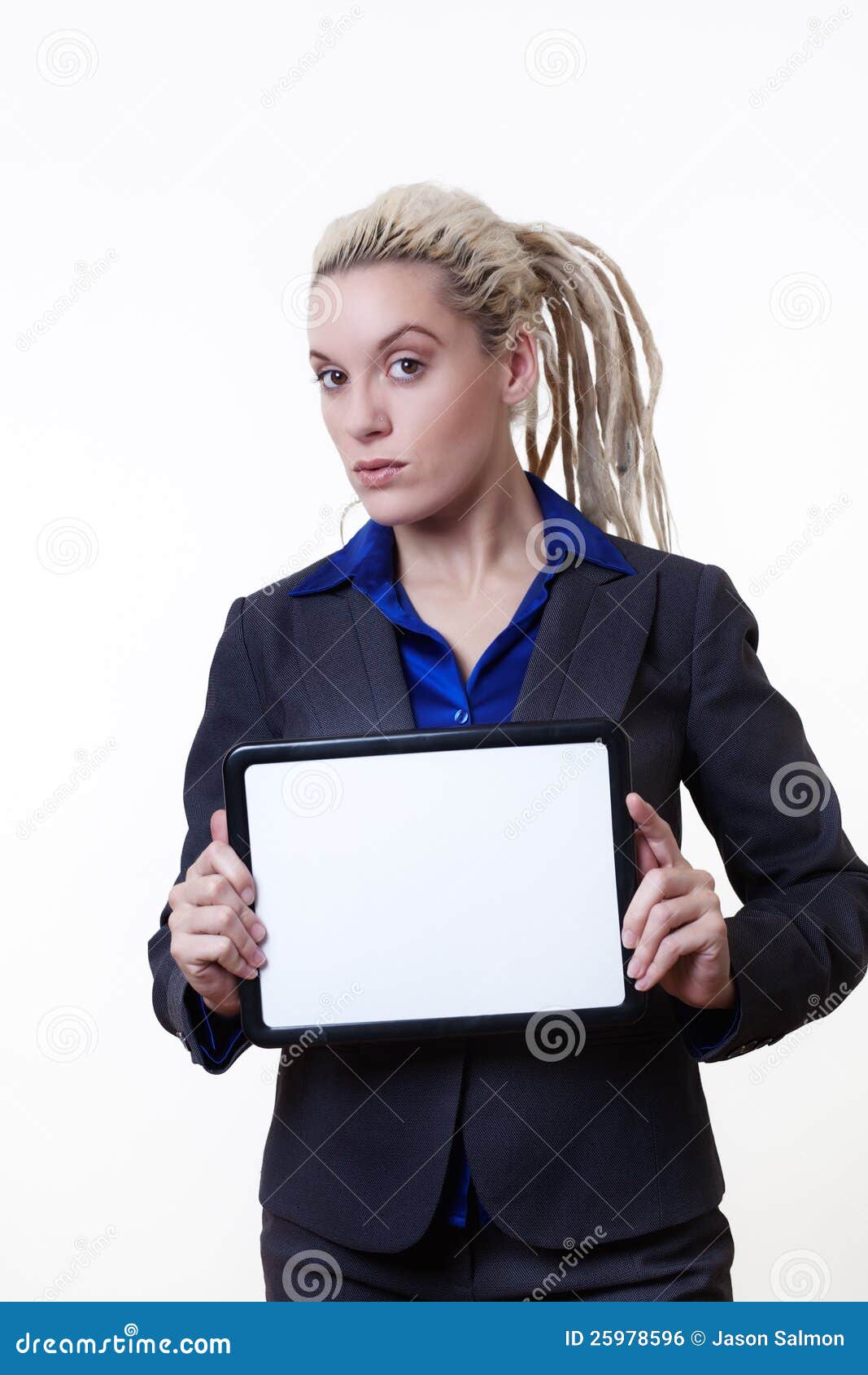 Dreadlocks at work stock photo. Image of showing, hand - 25978596