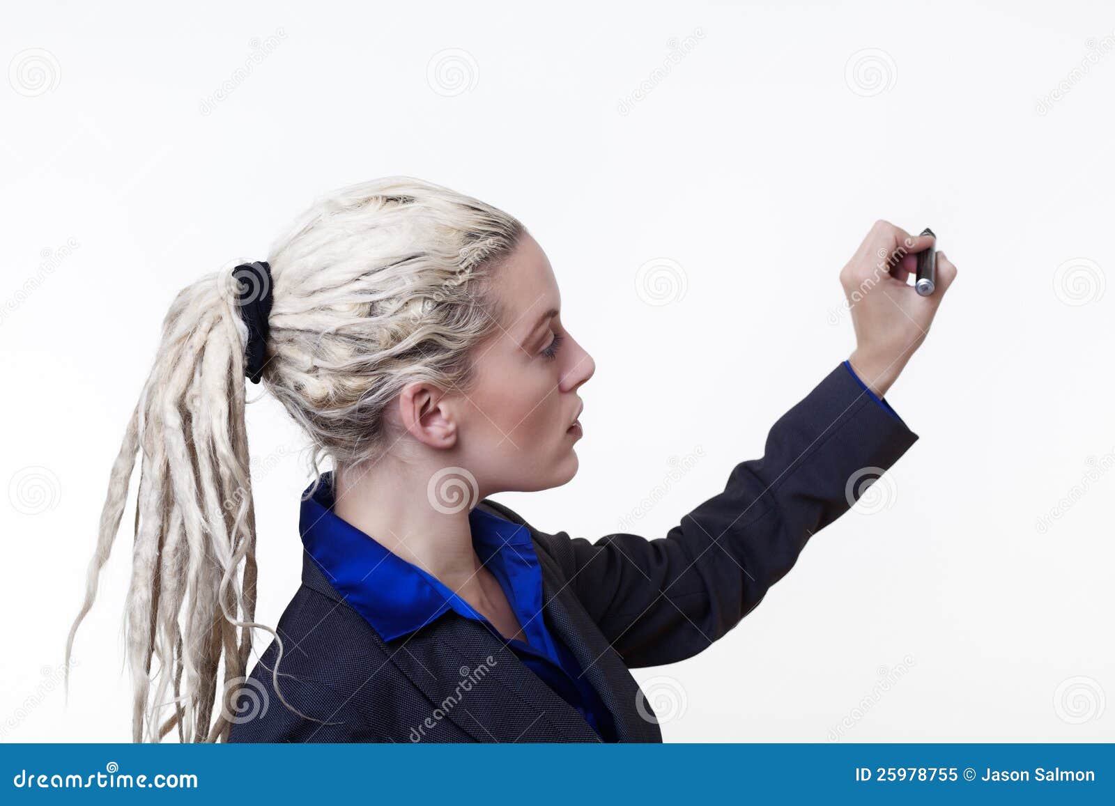 Dreadlocks at work stock image. Image of person, work - 25978755
