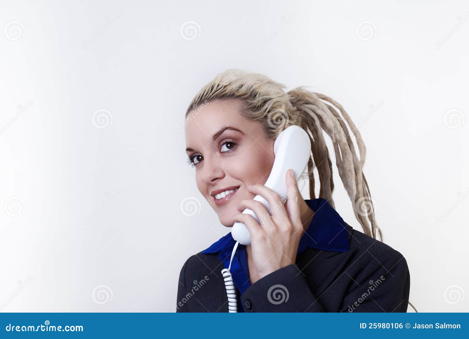 Dreadlocks at work stock photo. Image of people, confidence - 25980106