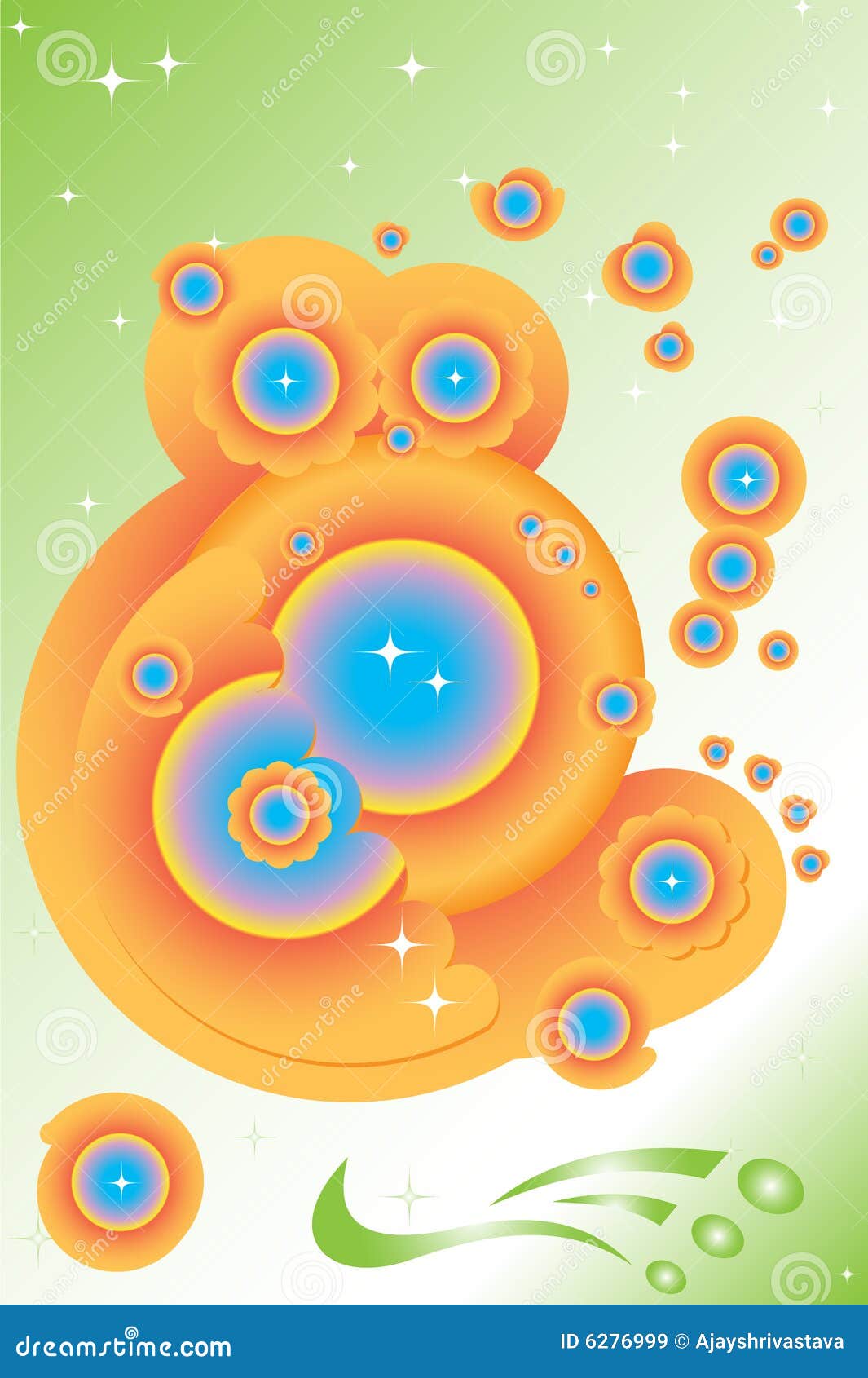 Dream Abstract stock illustration. Illustration of circle - 6276999