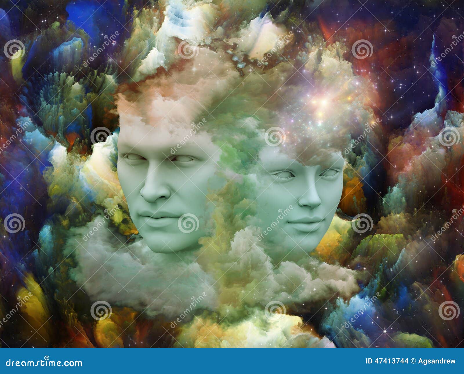 Dream Abstraction stock illustration. Illustration of existence - 47413744