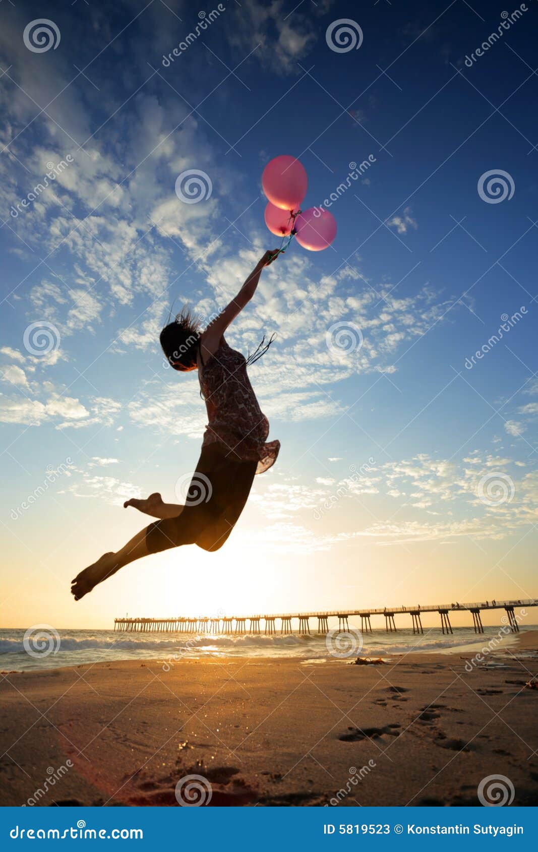 Dream balloons stock image. Image of emotion, dreamy, body - 5819523