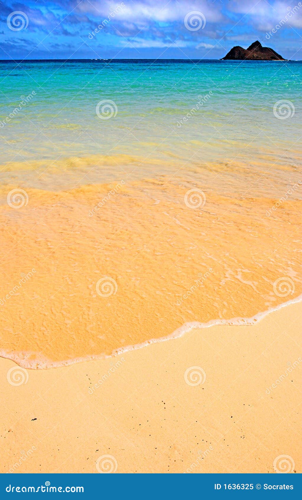 Dream beach stock image. Image of palm, heat, scenic, beautiful - 1636325