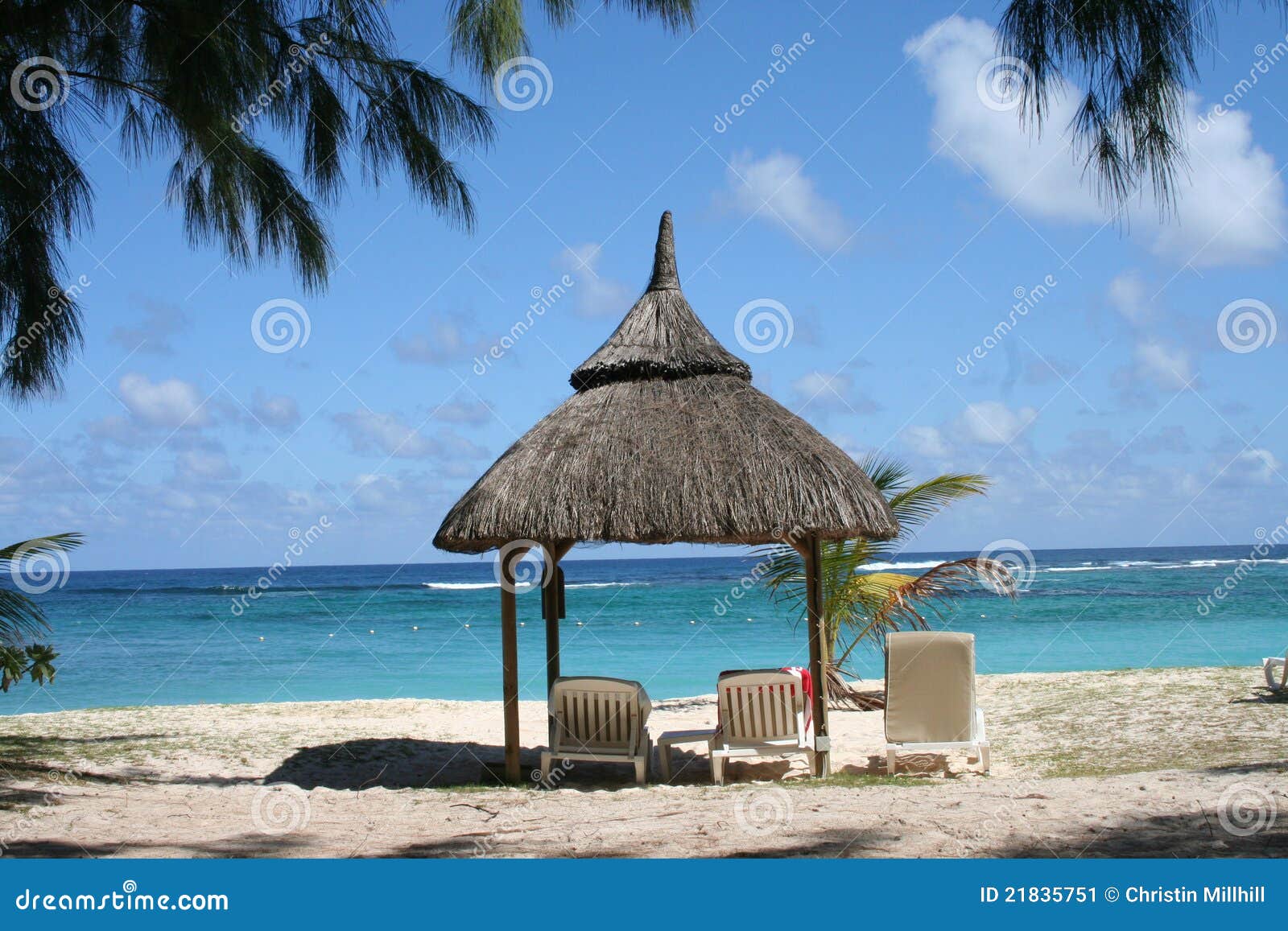 Dream Beach stock image. Image of canvas, relaxation - 21835751