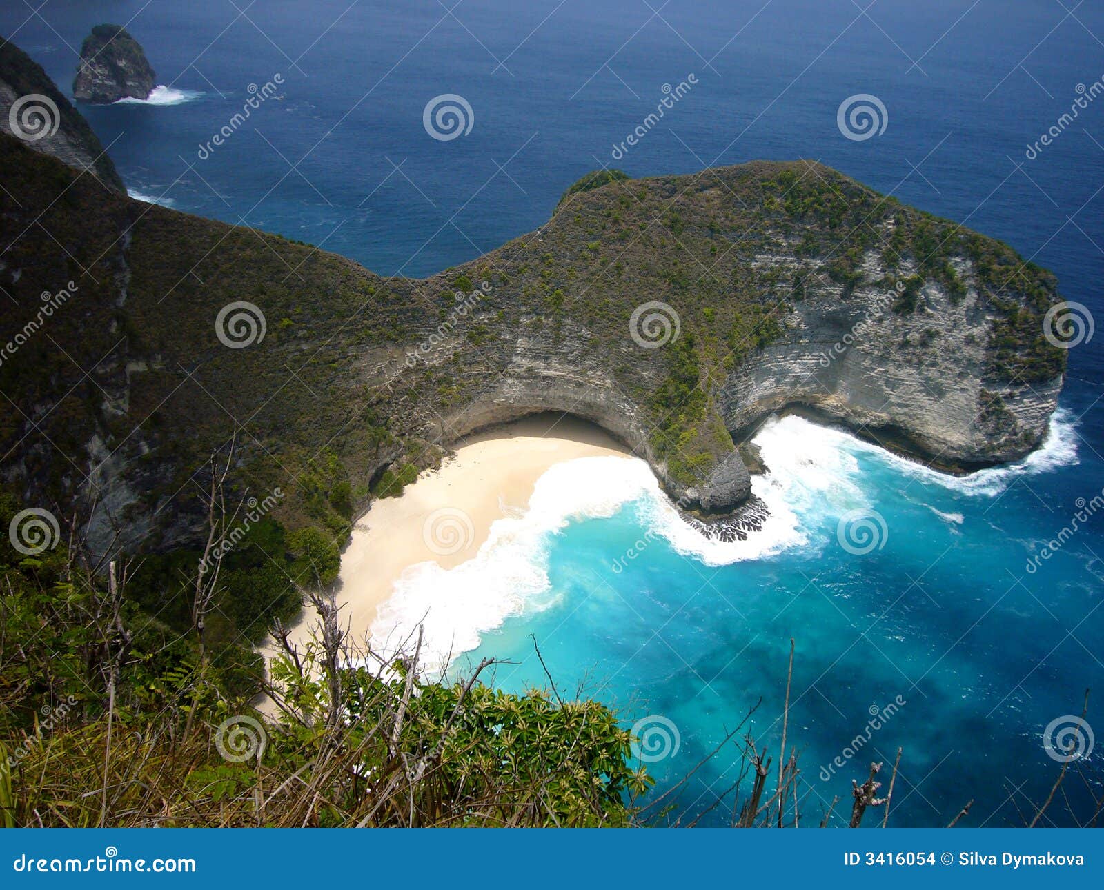 Dream beach stock photo. Image of beautiful, cloud, ambition - 3416054