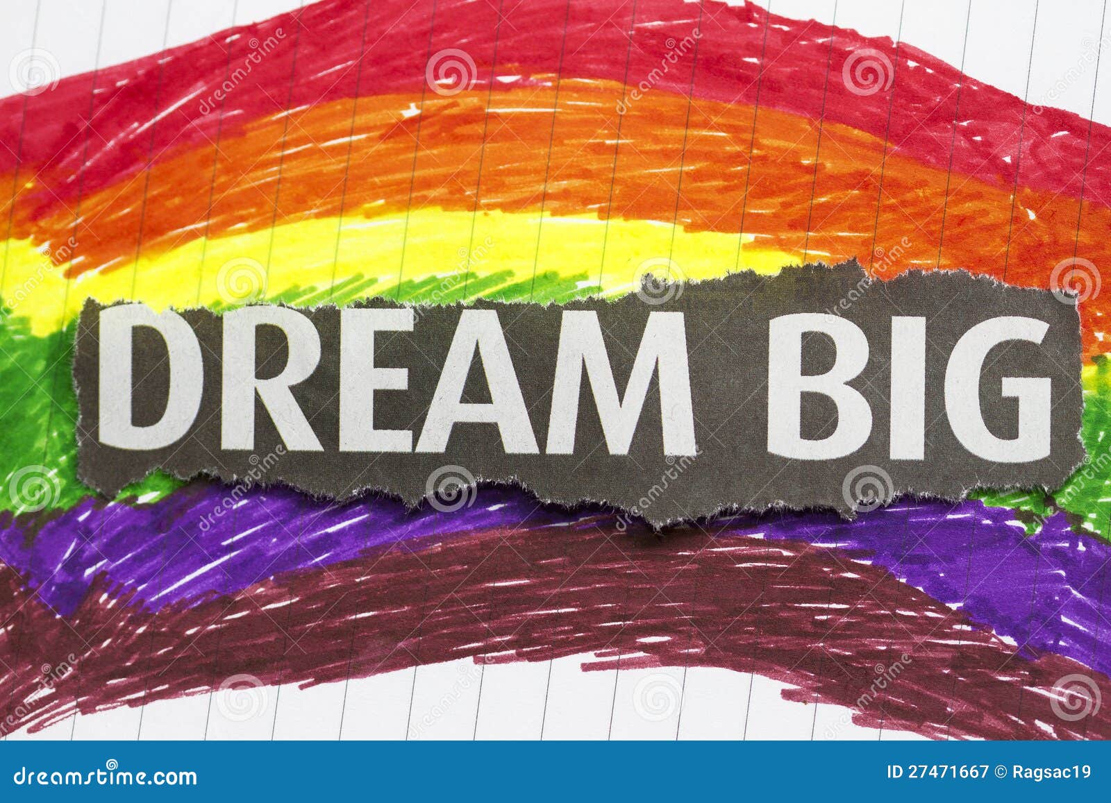 Dream Big stock illustration. Illustration of relaxation - 27471667