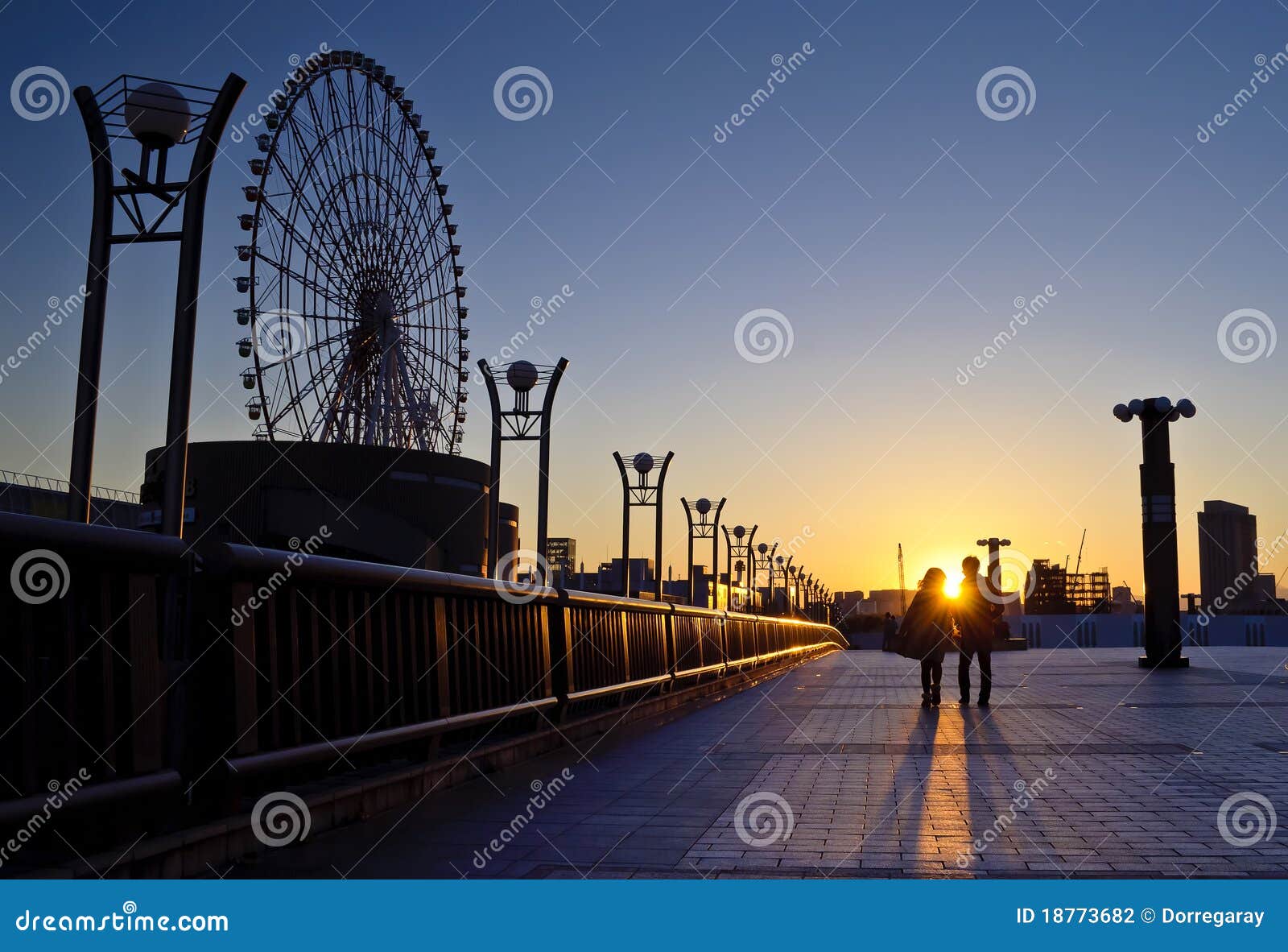 Dream Bridge in Tokyo stock photo. Image of tokyo, dusk - 18773682
