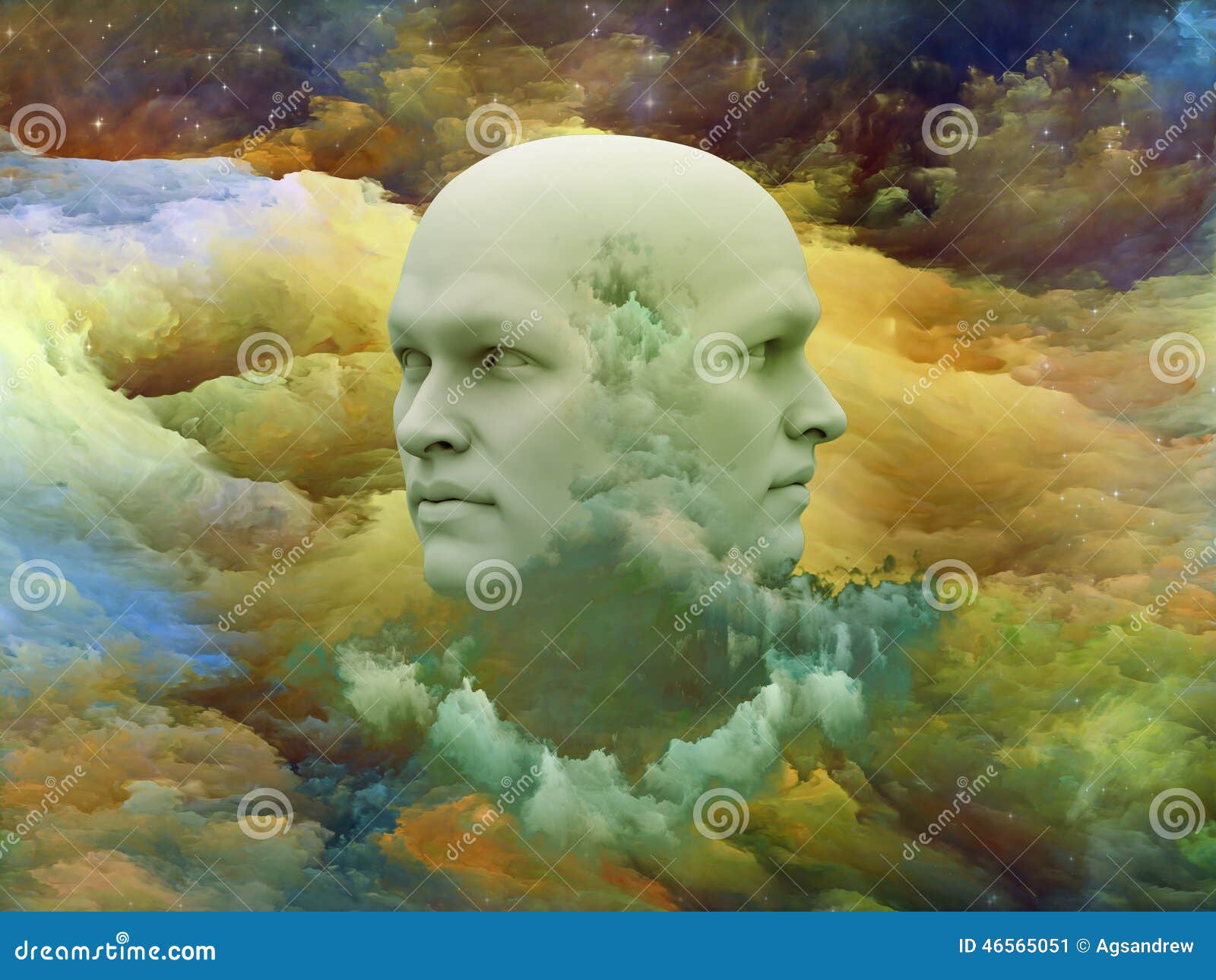 Dream Composition stock illustration. Illustration of graphic - 46565051