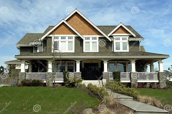 Dream Home stock image. Image of house, custom, construction - 2216167