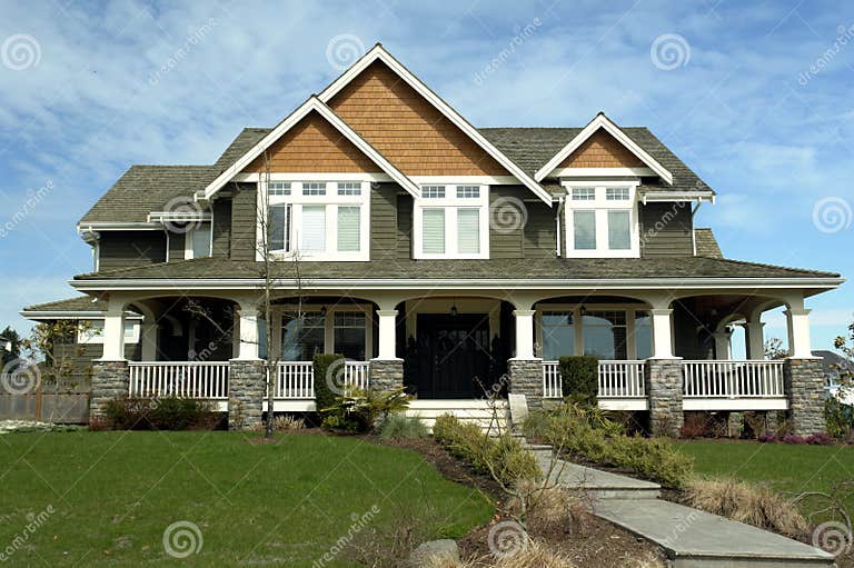 Dream Home stock image. Image of house, custom, construction - 2216167