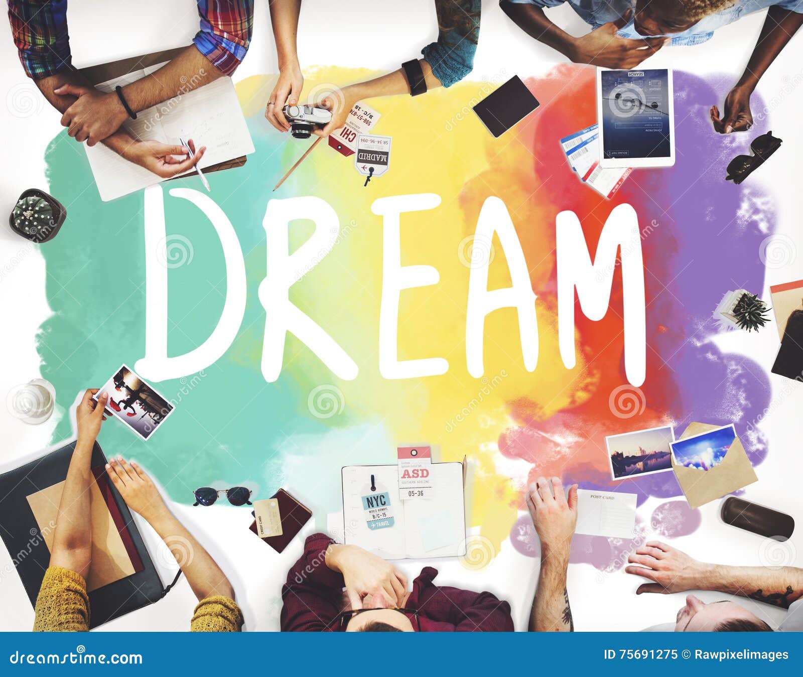 Dream Hopeful Inspiration Imagination Goal Vision Concept Stock Image ...