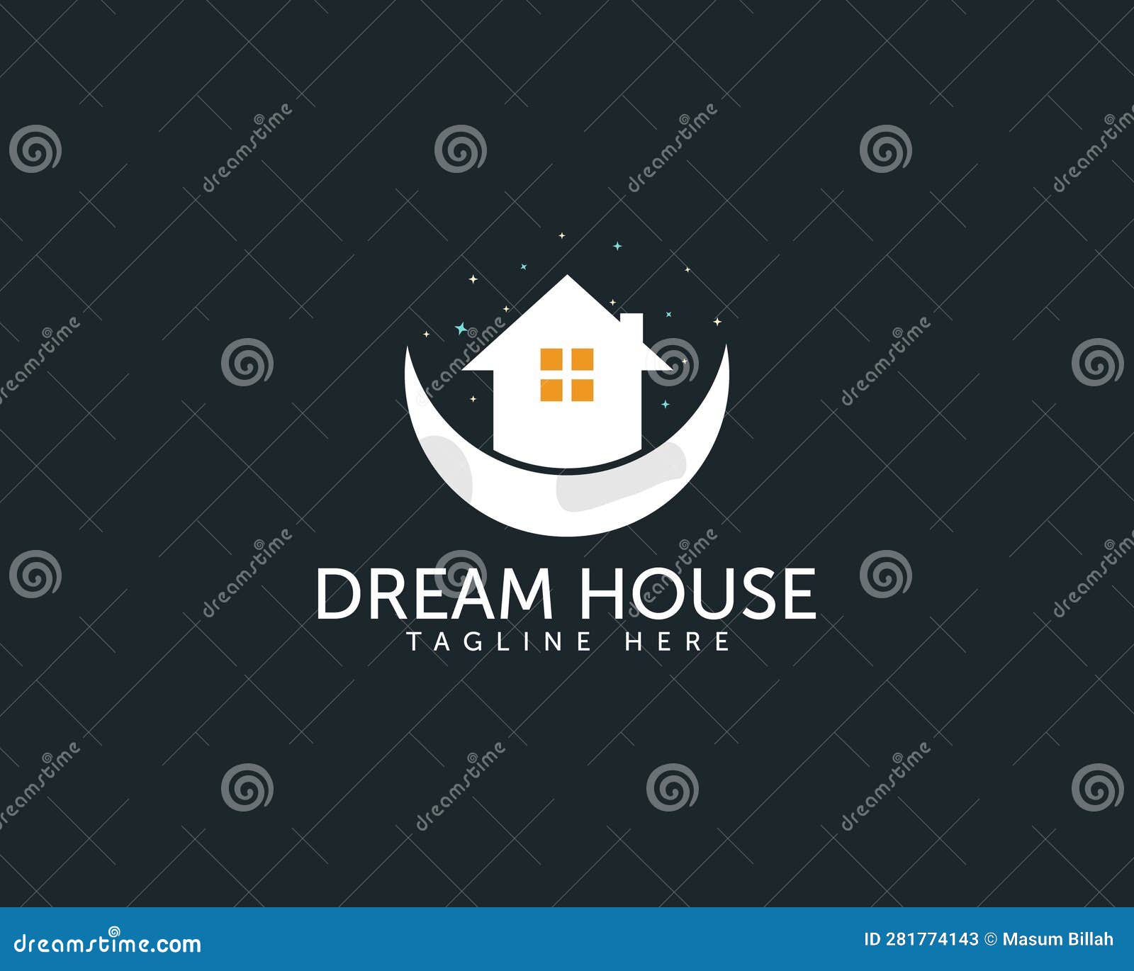 Dream House Logo Modern Concept. Stock Vector - Illustration of dream ...