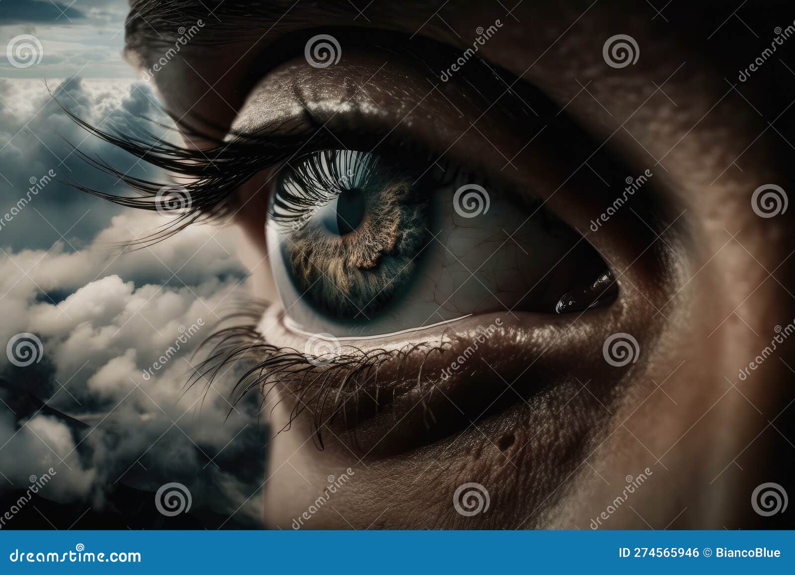 Dream and Imagination through Human Vision Eye Sight into the Cloud in ...