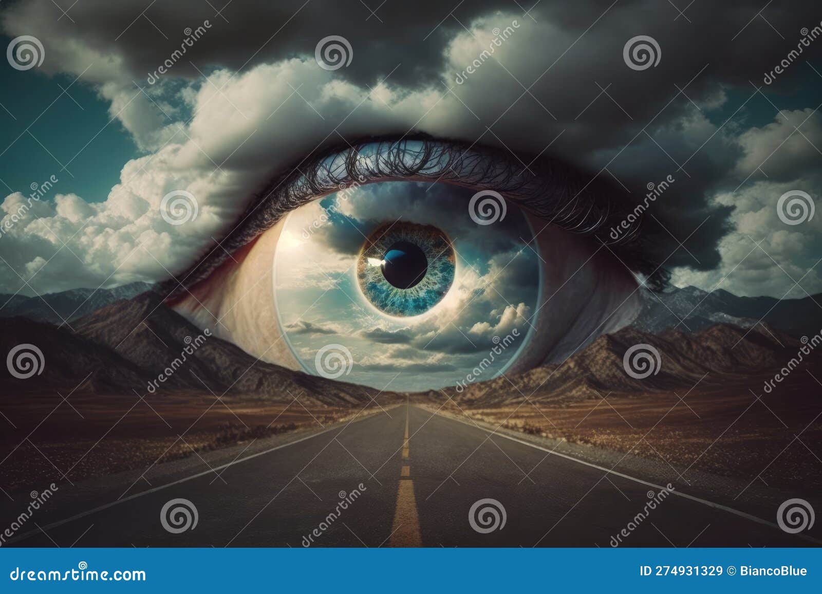 Dream and Imagination through Human Vision Eye Sight into the Cloud in ...