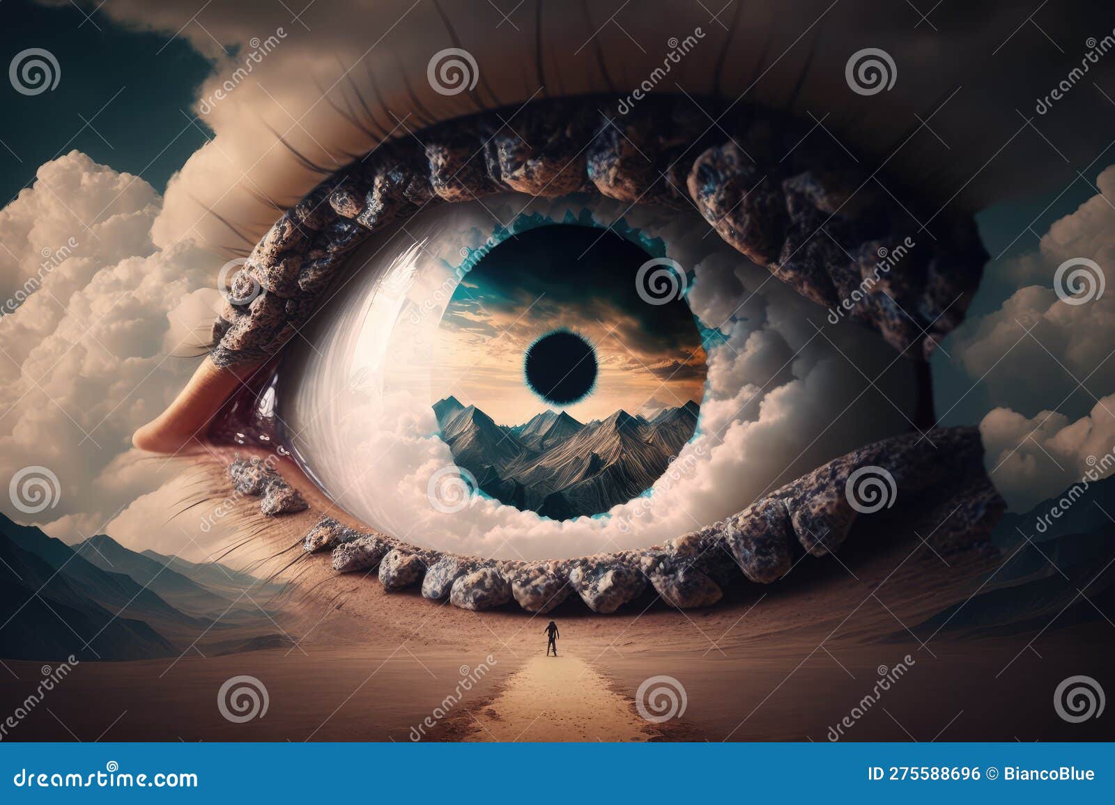 Dream and Imagination through Human Vision Eye Sight into the Cloud in ...