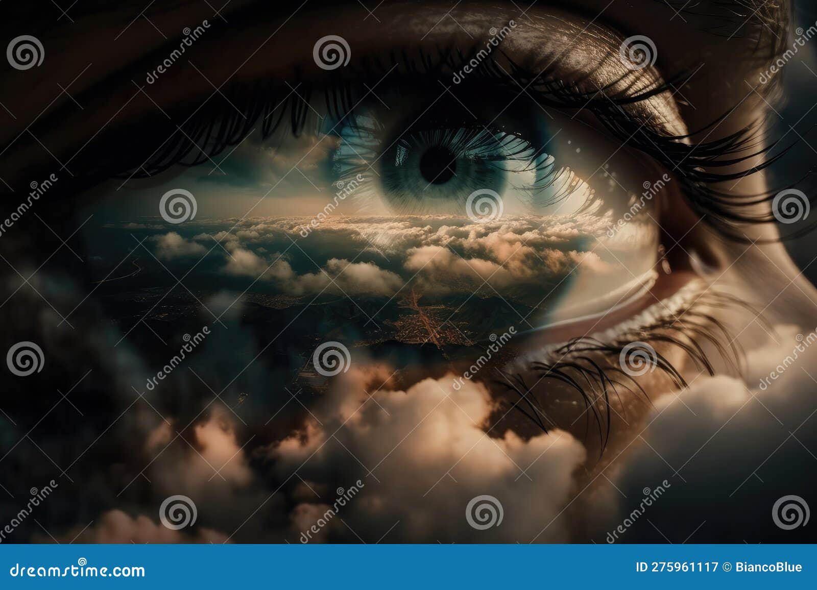 Dream and Imagination through Human Vision Eye Sight into the Cloud in ...