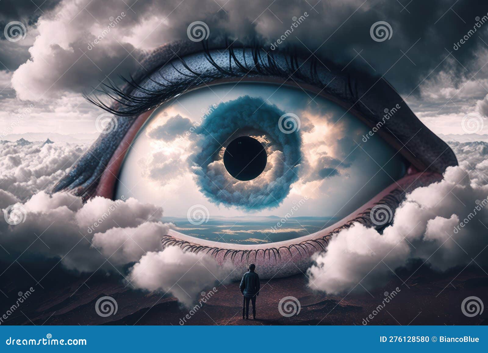 Dream and Imagination through Human Vision Eye Sight into the Cloud in ...