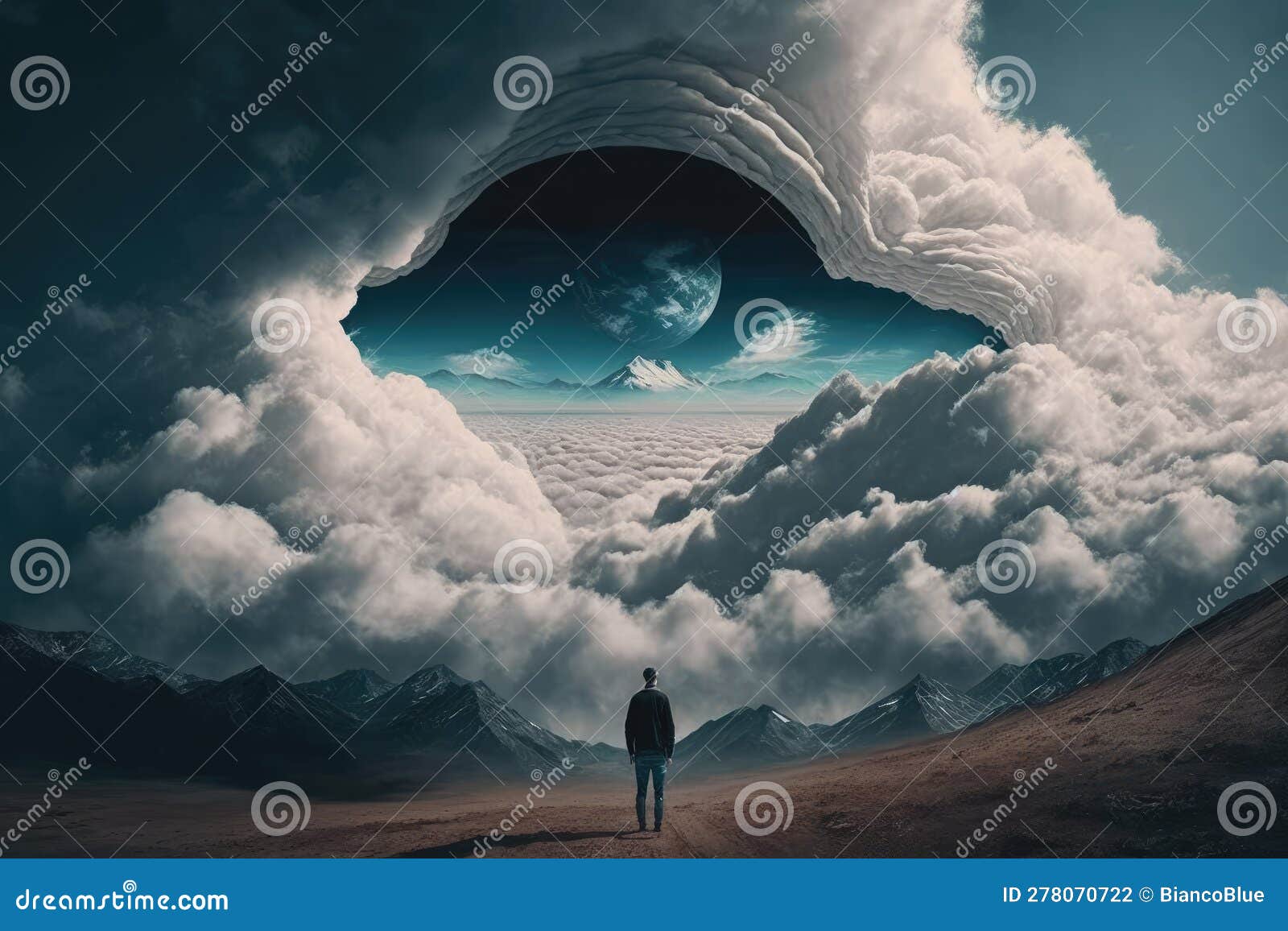 Dream and Imagination through Human Vision Eye Sight into the Cloud in ...