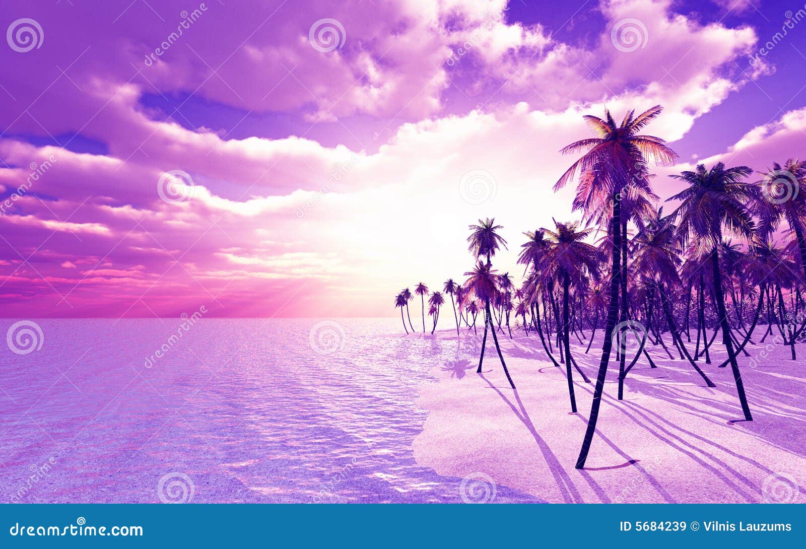 Dream island stock illustration. Illustration of abstract - 5684239