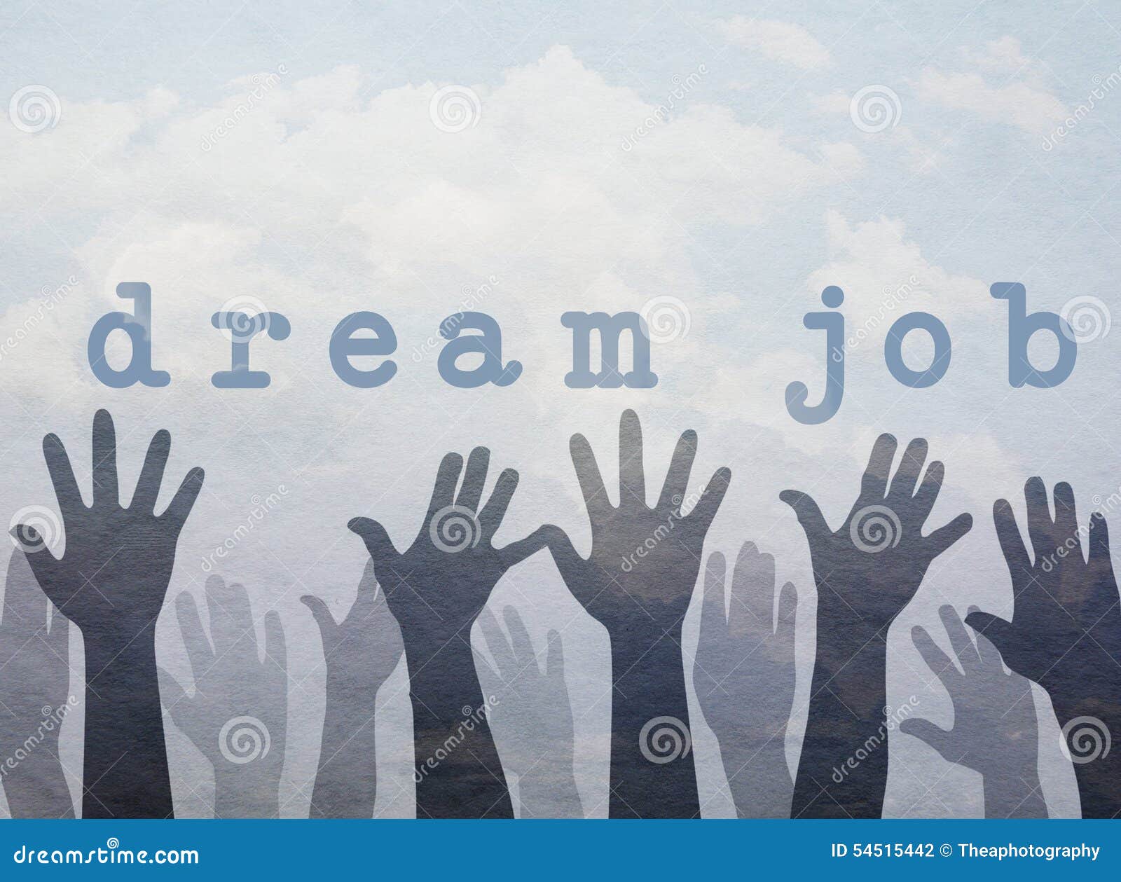 Dream job concept stock photo. Image of achievement, choice - 54515442