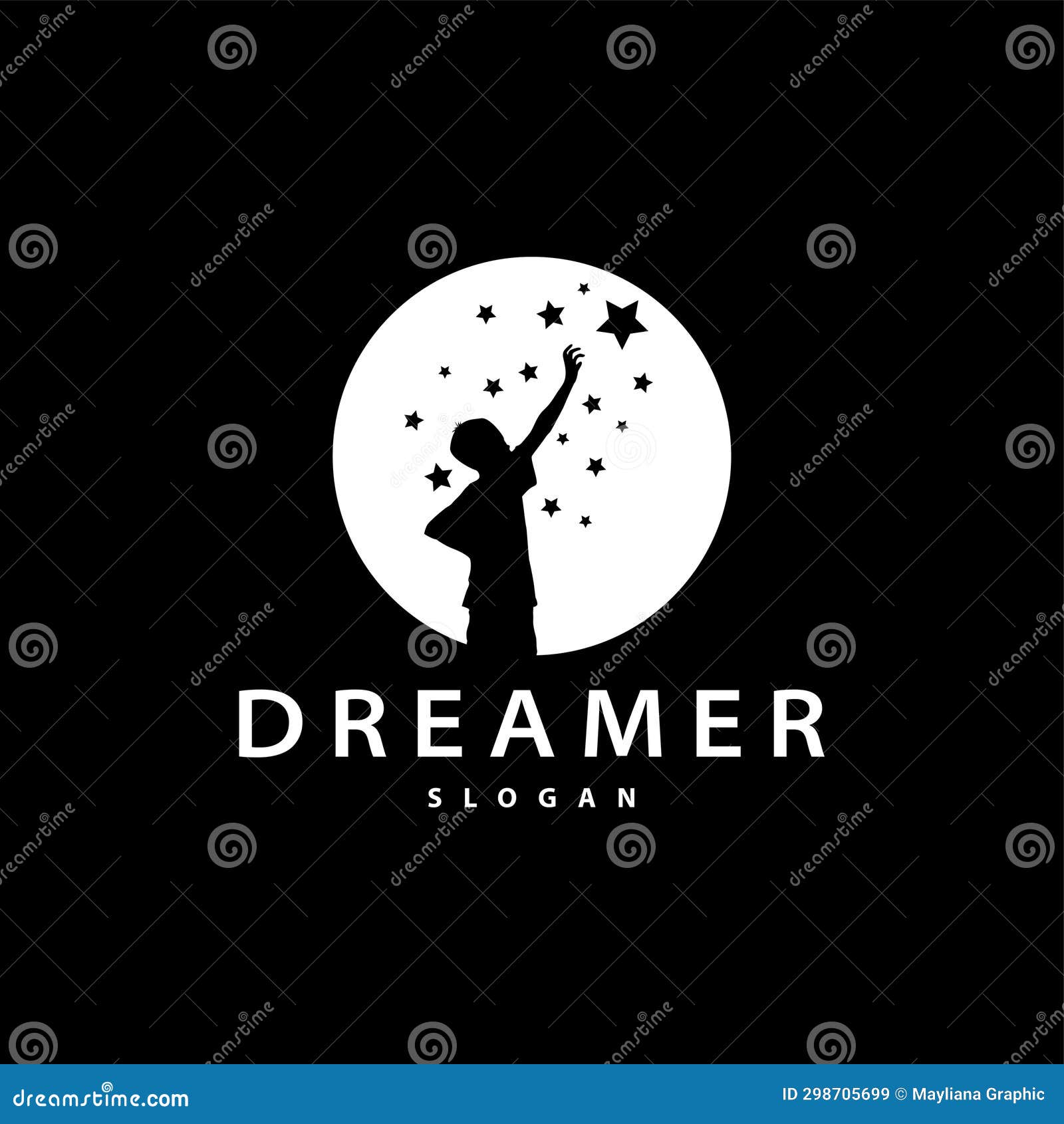 Dream Logo, Kids Dream Inspiration Design, Fun Learning Star Reach ...