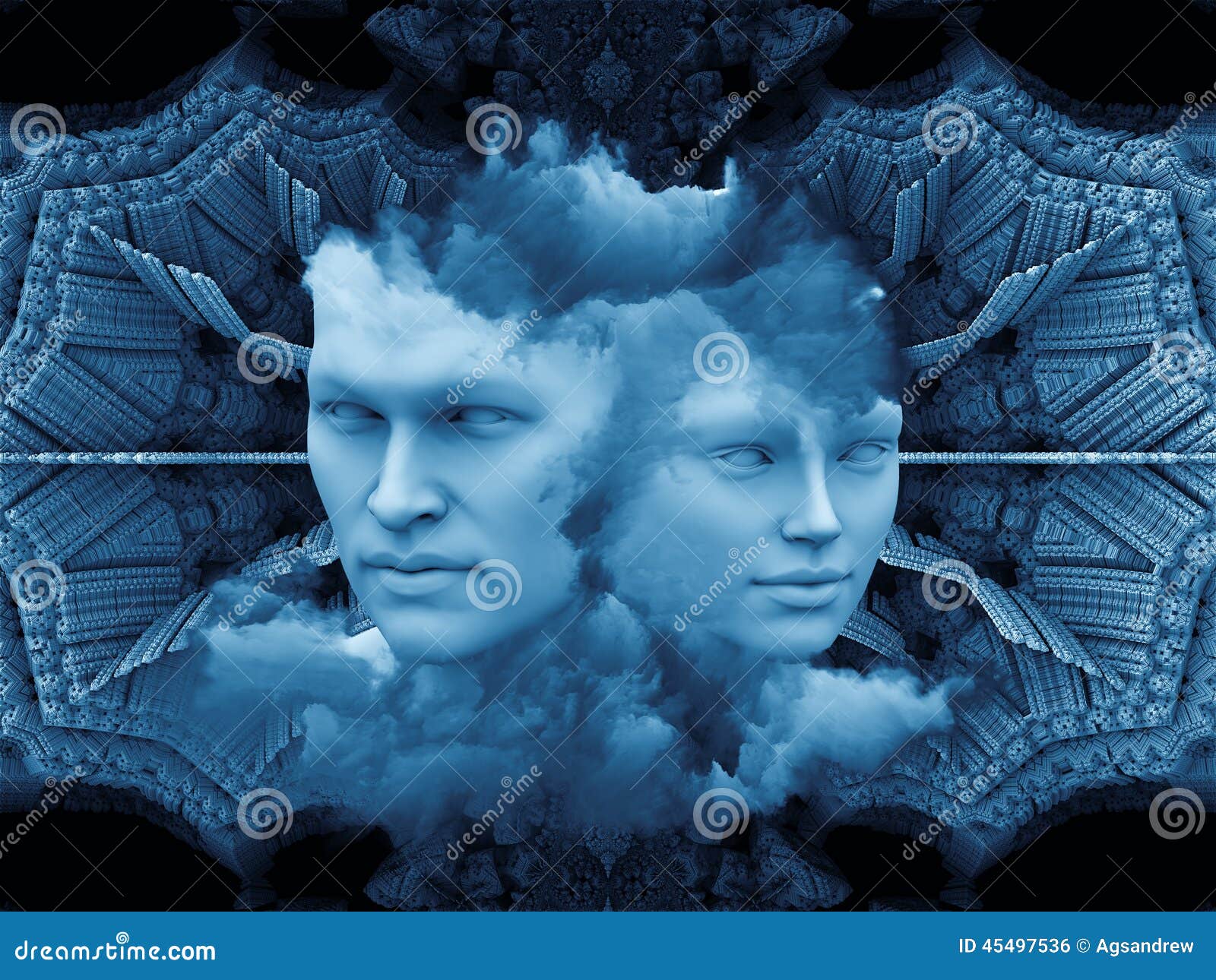 Dream Metaphor stock photo. Image of nightmare, effect - 45497536