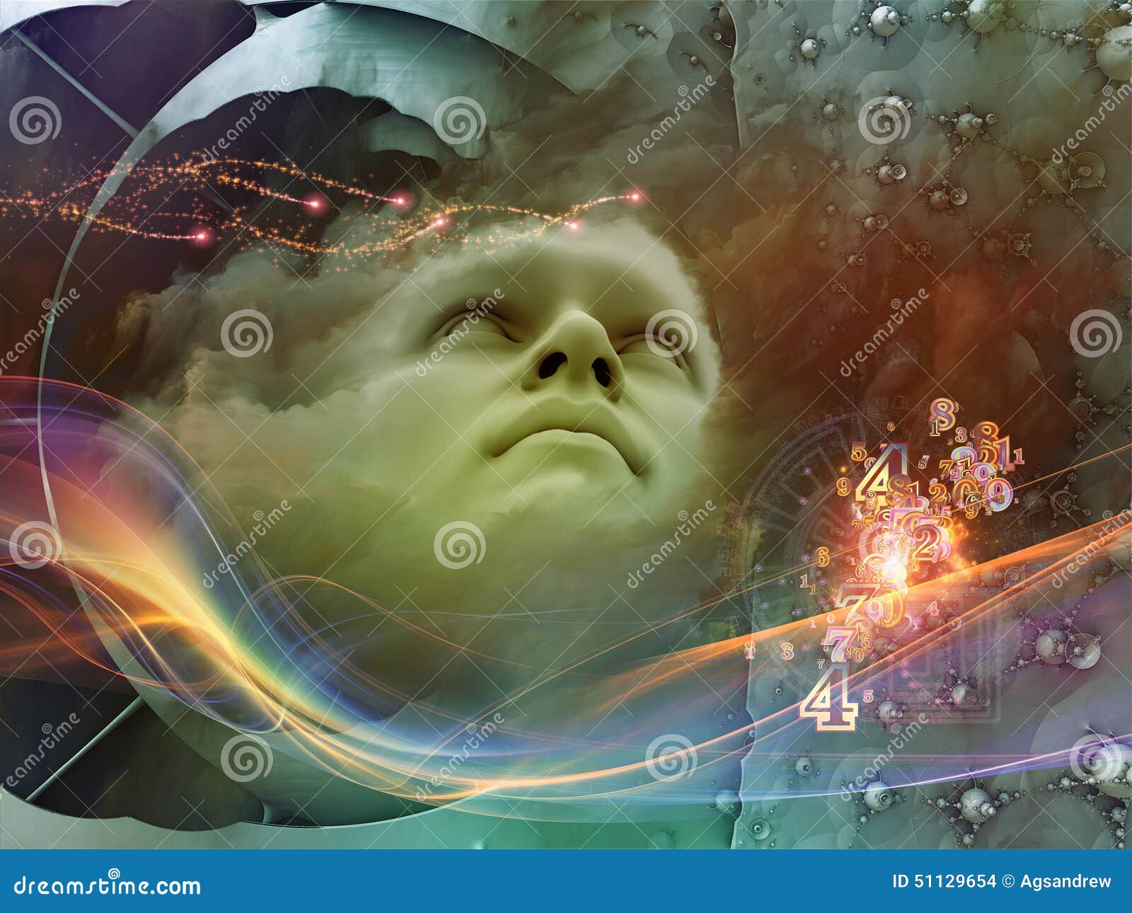 Dream Metaphor stock illustration. Illustration of daydream - 51129654