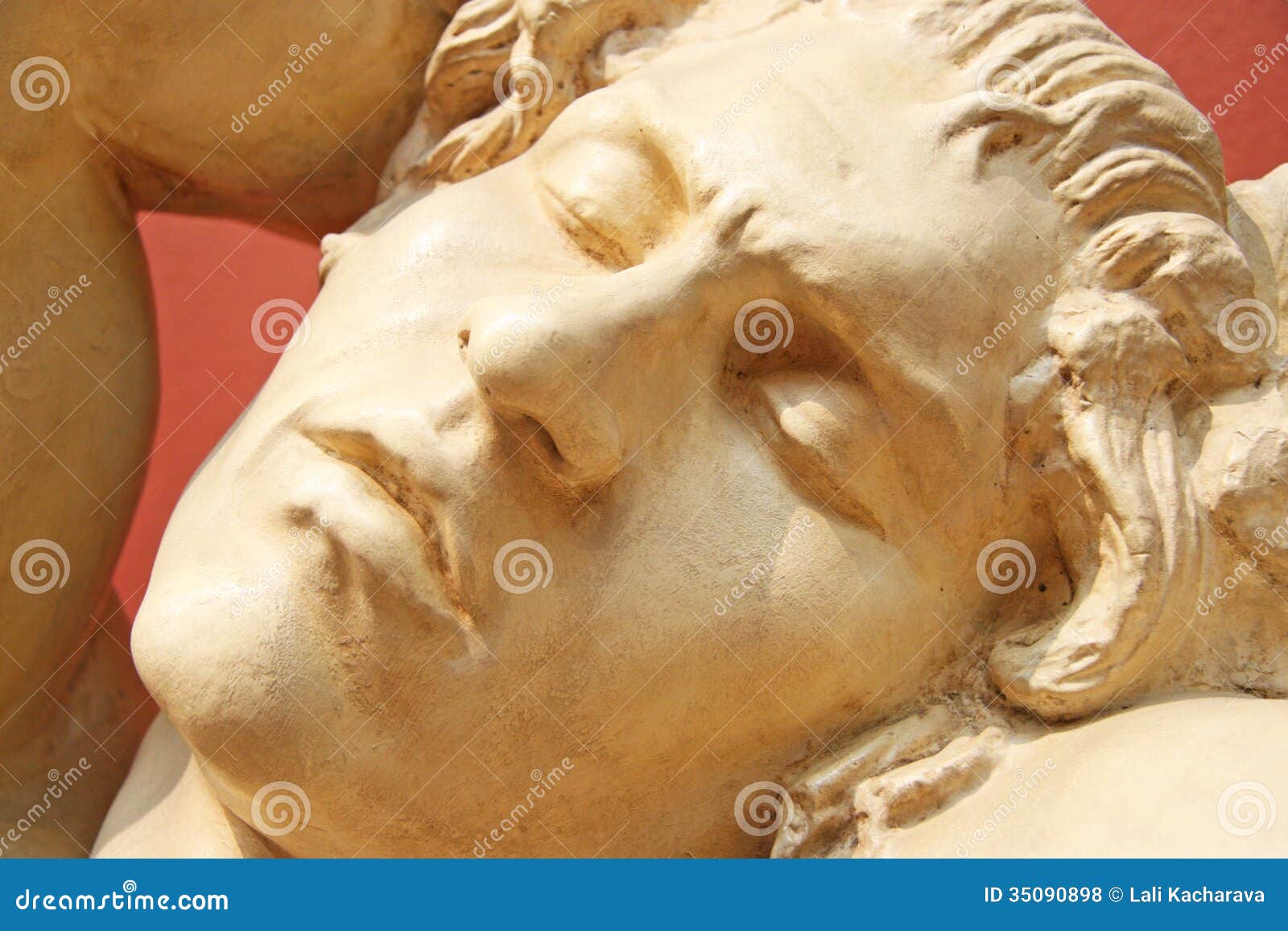Dream stock photo. Image of face, body, sleep, sculpture - 35090898
