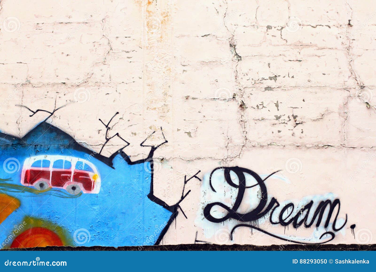 Graffiti Background Editorial Photo | CartoonDealer.com #7189059
