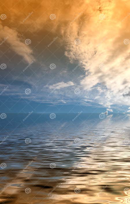 Dream sunset stock image. Image of blue, inspirational - 2816645