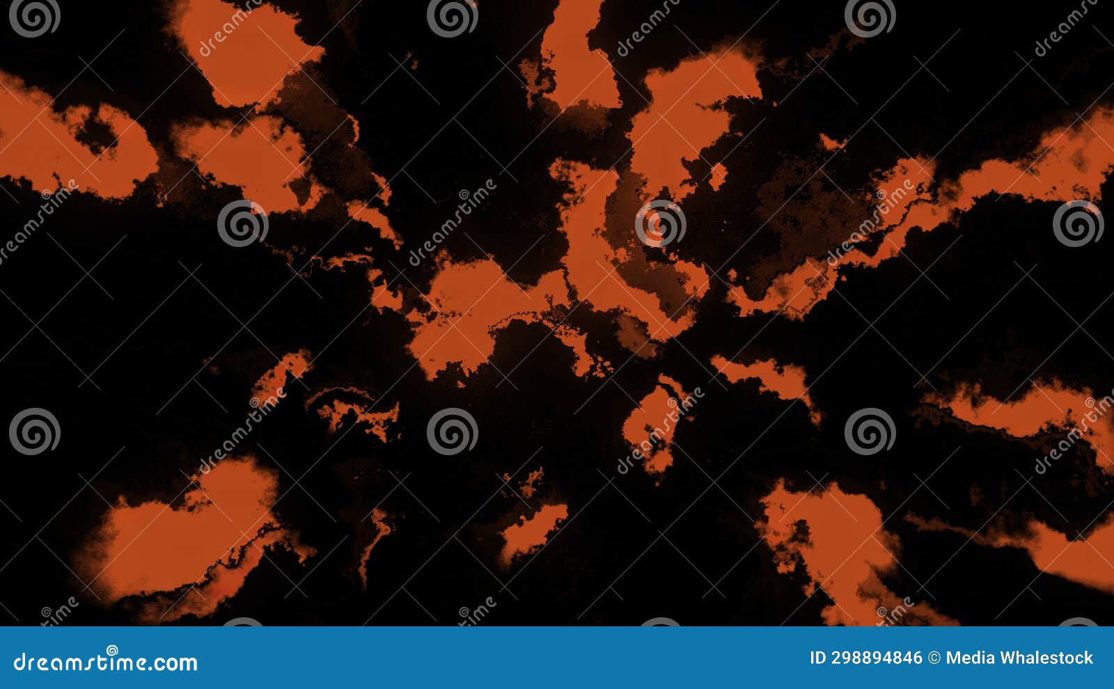 Dream of Terrifying Flight through Red Stormy Clouds. Motion ...