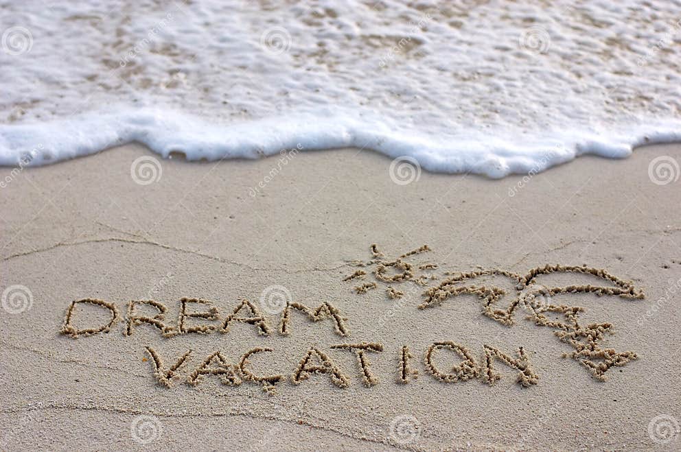 Dream vacation stock photo. Image of message, destination - 2920848