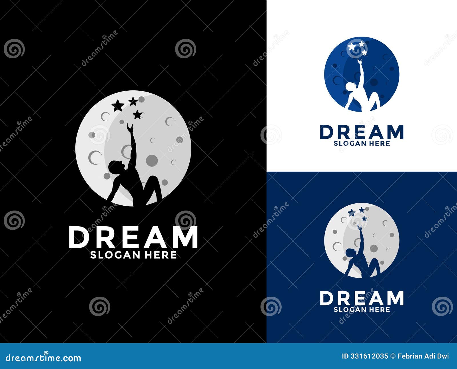 Dream Vector Logo, Reaching Dream Logo Icon Vector, Kids Dream Logo ...