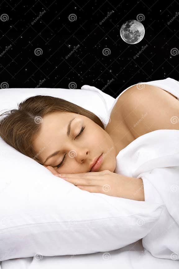 Dream of the woman stock image. Image of cheek, beauty - 9002401