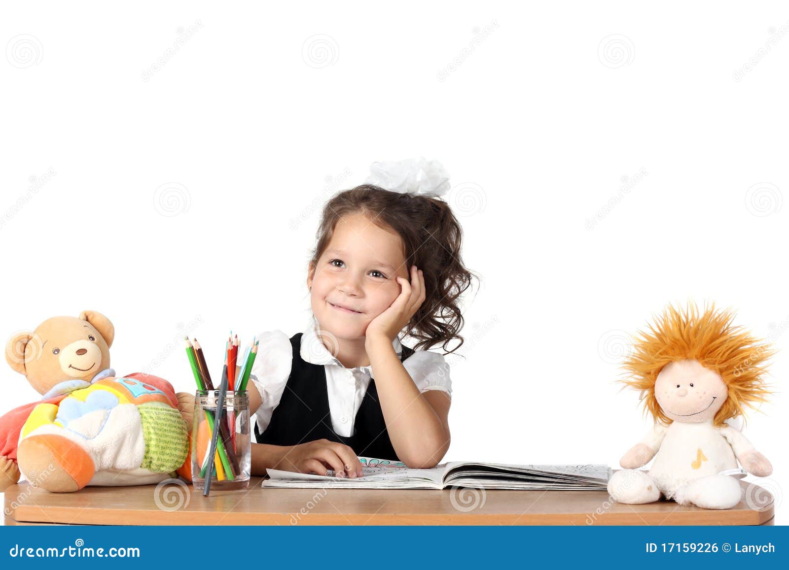 Dreaming stock photo. Image of dreaming, girl, childhood - 17159226