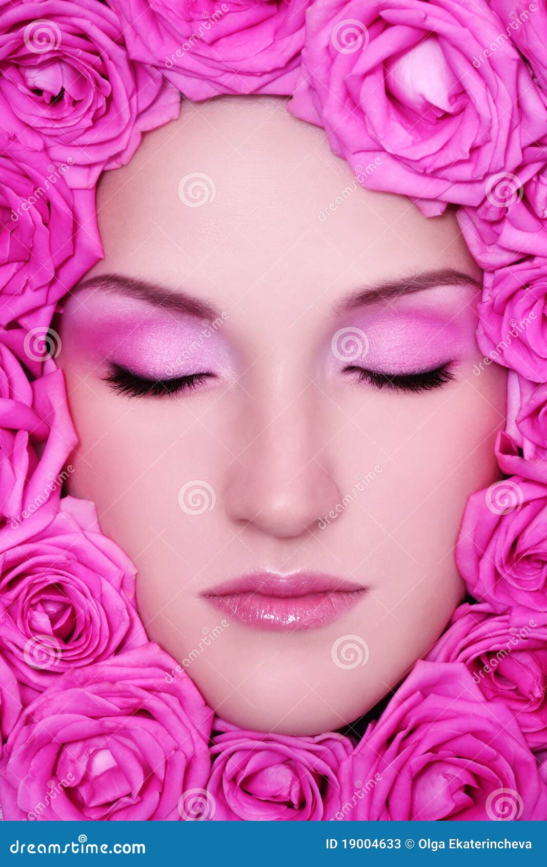 Dreaming beauty stock image. Image of femininity, girl - 19004633
