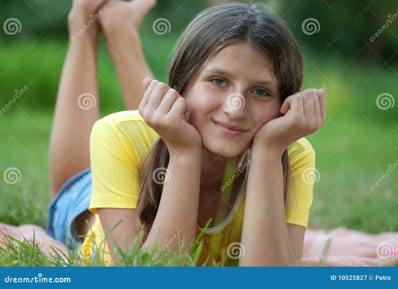 Dreaming girl stock image. Image of people, beautiful - 10525827