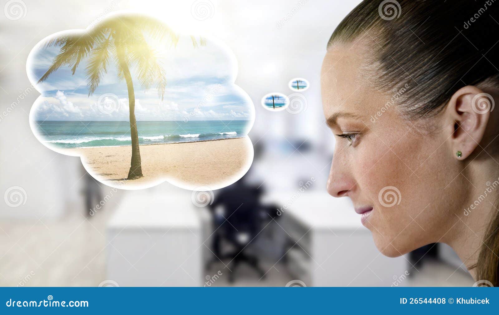 Dreaming on holiday stock photo. Image of sand, relaxation - 26544408