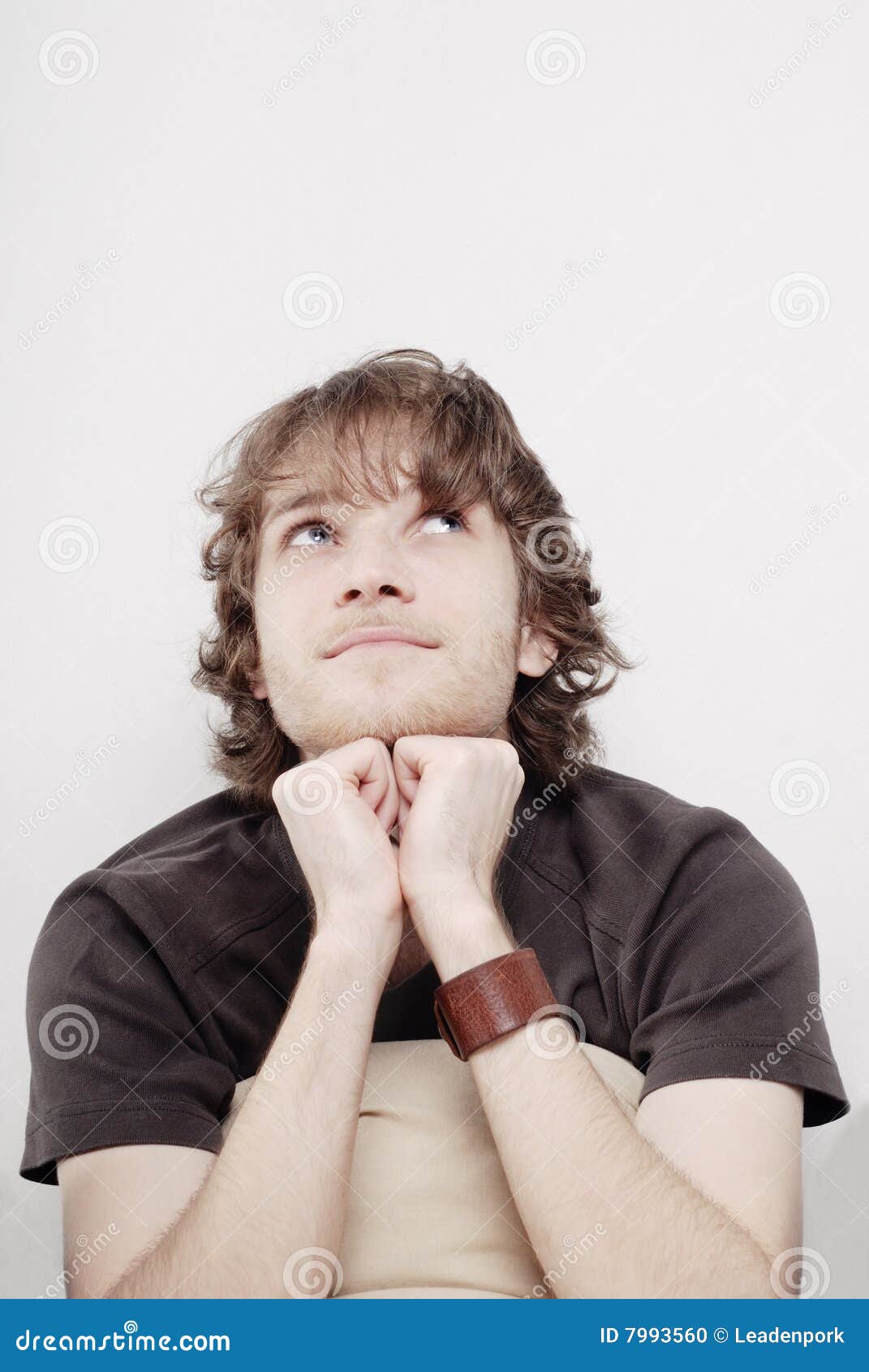 Dreaming man stock photo. Image of happiness, dream, pleasure - 7993560