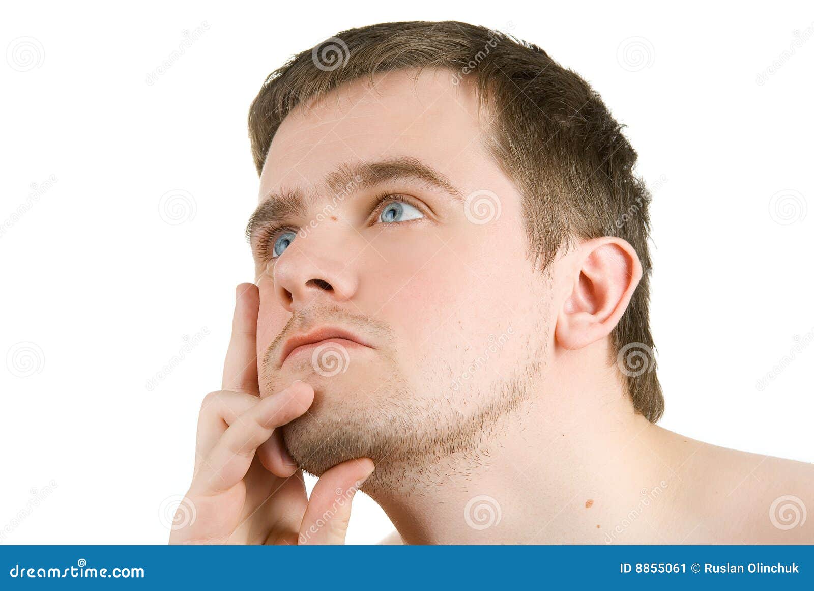 Dreaming man stock image. Image of happy, confident, attractive - 8855061