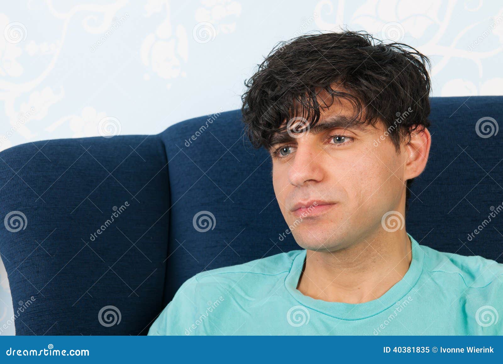 Dreaming man stock image. Image of young, muse, black - 40381835