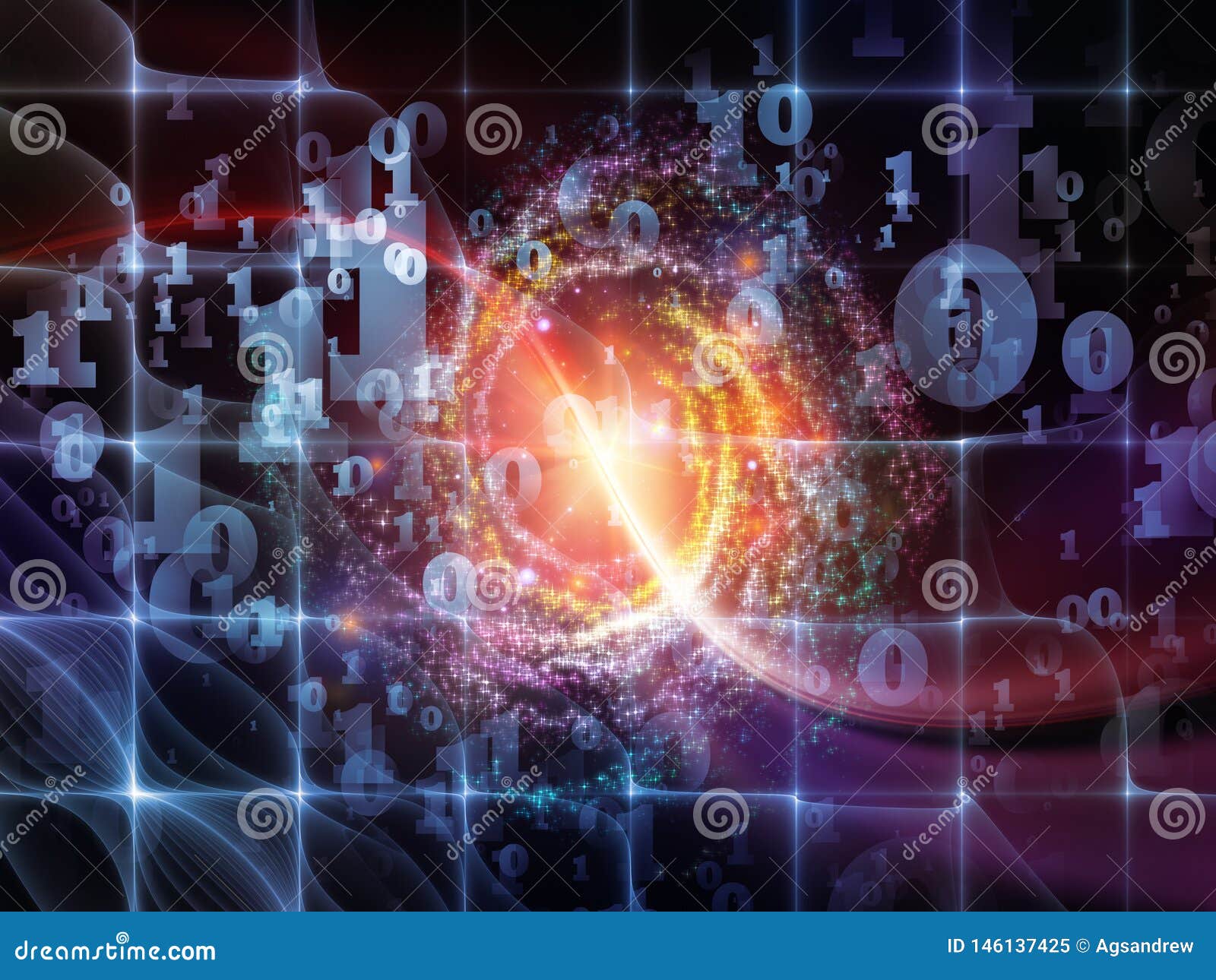 Dreaming of Numbers stock illustration. Illustration of element - 146137425