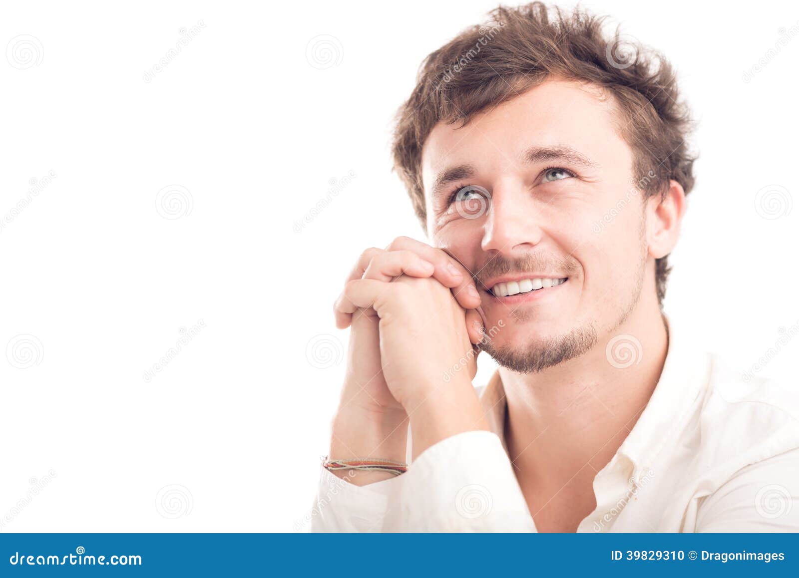 Dreaming stock photo. Image of glad, imagine, pleasant - 39829310