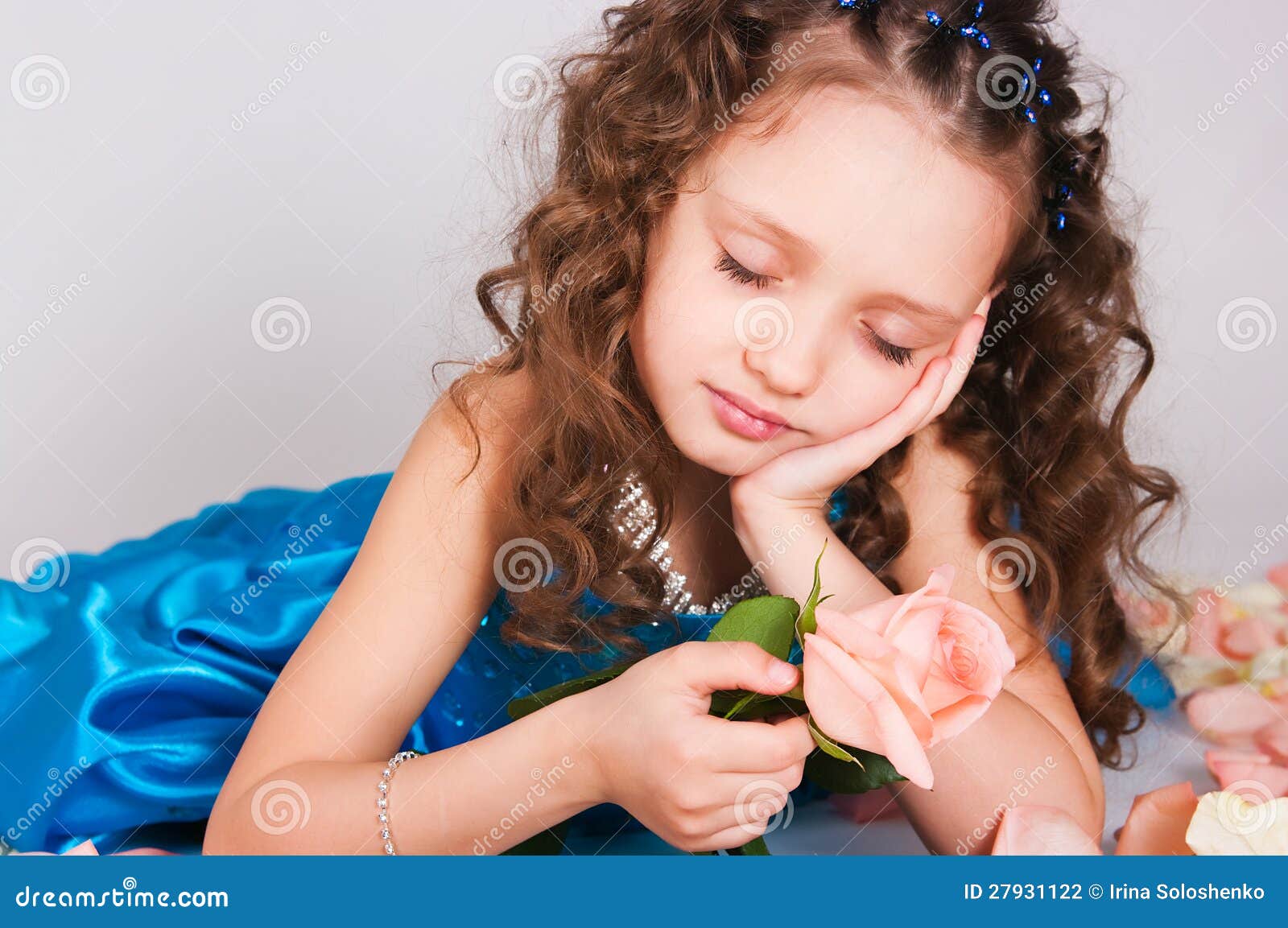 The dreaming princess stock photo. Image of beautiful - 27931122